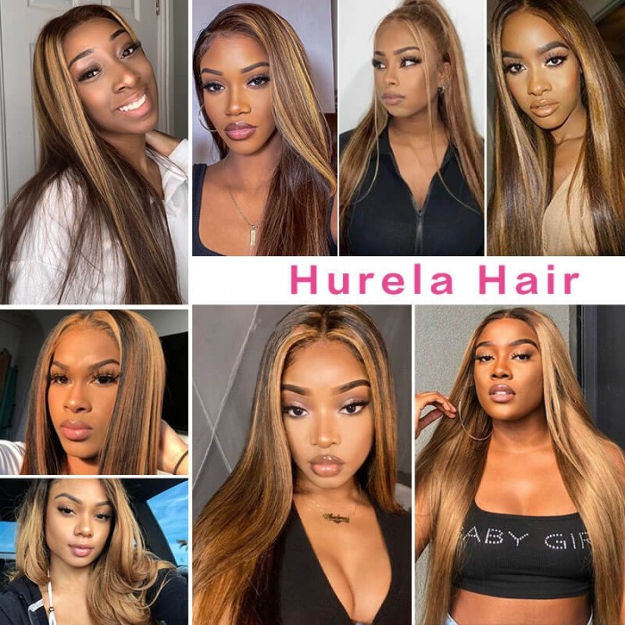 Hurela Straight Malaysian human hair 3bundles color #FB30 | Hurela Hair
